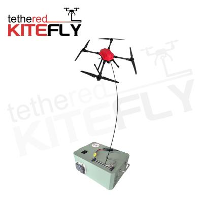 China M40 Tethered UAV Lighting System with 100,000 Lumen COB LED, 60m Cable & IP54 Rating for sale