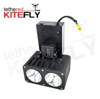 China AF-20 200W High Brightness Drone Searchlight with 30,000 Lumen Output and 12S Power Supply for Tethered Drones for sale