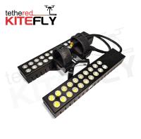 China Tethered Dual Row Drone UAV Lighting Strip 20000lm 160W with Thermal Protection for 20-40cm Arm Mounting for sale