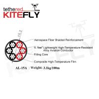 China AL-15A Power Cable 0.5mm² Multi-Strand Alloy Wire Aviation Grade Fiber Braided 5.2mm OD for sale