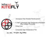 China AL-10A Cable 0.5mm² Multi-Strand Alloy Wire Aviation Fiber Woven Sheath Φ4.2mm for sale