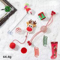 China Plastic Pet Toys 10 Pack Cat Toy Sets Sustainable Christmas Stockings for sale