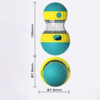 China Slow Leaking Pet Toys Plastic Dog Treat Dispensing Ball Puzzle Exercise for sale