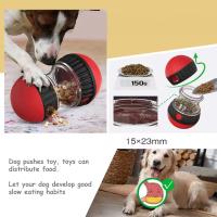 China Slow Leaking Pet Toys Plastic Dog Treat Dispensing Ball Puzzle Exercise for sale