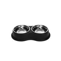 China Non Slip Smart Dog Feeders Customized Dog Food Feeders With Stainless Steel Bowls for sale