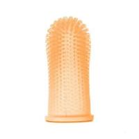 China Soft Dog Toothbrush Finger Brush Silicone Puppy Finger Toothbrush Easy Teeth Cleaning for sale