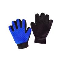 China Customized Pet Hair Remover Glove Durable Deshedding Glove For Dogs And Cats for sale