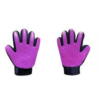 China Customized Pet Hair Remover Glove Durable Deshedding Glove For Dogs And Cats for sale