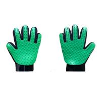 China Customized Pet Hair Remover Glove Durable Deshedding Glove For Dogs And Cats for sale