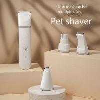 China Rechargeable Pet Hair Clippers Electrical Dog Hair Trimmers 110V - 240V for sale