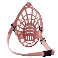 China Eco Friendly Plastic Dog Muzzle Cover Adjustable Dog Barking Mouth Cover for sale
