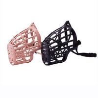 China Eco Friendly Plastic Dog Muzzle Cover Adjustable Dog Barking Mouth Cover for sale