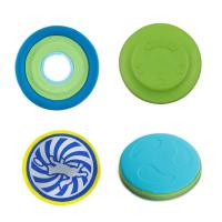 China Resistance Bite Flying Disc Toy Rubber Soft Dog Frisbee Interactive for sale
