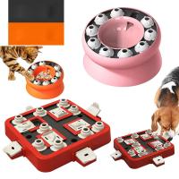 China ABS Slow Eating Cat Bowls Round Slow Feeder Cat Bowl Toy Cat Slow Feeder for sale