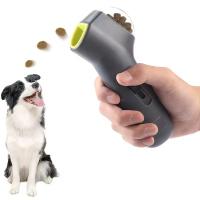 China PP Pet Treat Launcher Interactive Dog Treat Catapult Grey for sale