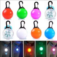 China Customized Flashing Dog Collar Tags Red / Blue / Yellow / Green Flashing Safety Lights For Dogs for sale