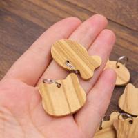 China Laser Engrave Puppy ID Tags Wooden Puppy Name Tag For Collar for sale