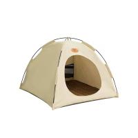 China Detachable Canvas Pet Beds Portable Dog Tent House Customized for sale