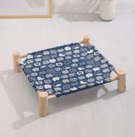 China Wooden Pet Hammock Beds Disassembled Dog Hammock Bed Sustainable for sale