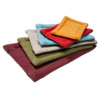 China Colorful Cute Pet Beds Customized Dog Bed Crate Pads Washable With Anti Slip Bottom for sale