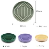 China Sustainable Pet Bowls Non Slip / Non Displacement Slow Feeder Dog Bowls for sale