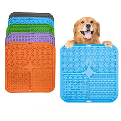 China BPA Free Dog Lick Pads Sustainable Pet Licking Mat Non Slip for sale