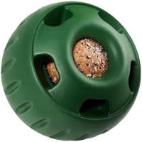 China Refillable Slow Feeder Dog Ball Rubber Dog Food Ball Toy Durable for sale