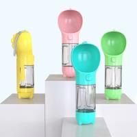 China 4 In 1 Dog Travel Bottles Leak Proof Portable Dog Water Dispenser Multifunctional With Poop Bag for sale