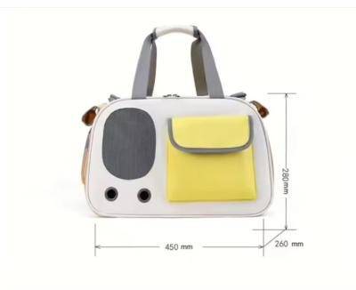 China Portable Pet Carrier Bag Canvas Cat Shoulder Bag Carrier Outdoor for sale