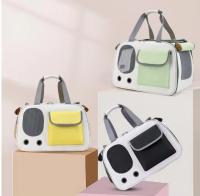 China Portable Pet Carrier Bag Canvas Cat Shoulder Bag Carrier Outdoor for sale