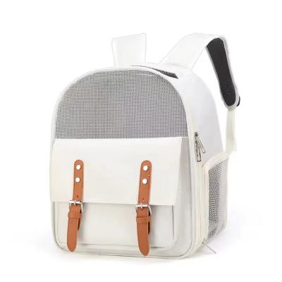 China Large Capacity Breathable Pet Backpack Oxford Travel Cat Backpack for sale