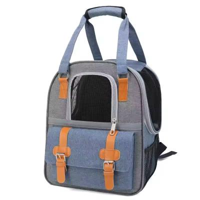 China Oxford Pet Carrier Bag Semi Circle Dog Carrier Backpacks Breathable for sale