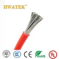 China UL3512 4 AWG 200℃ 600V tinned copper stranded soft silicone Insulated Cable for sale