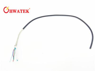 China 4 Core Stranded Servo Motor Extension Cable 600V/1000V Double Shielded Low Capacitance Industrial Cable for sale