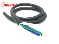 China Industrial Control Braided Hook Up Wire Cable With PU Jacket UL20940 for sale