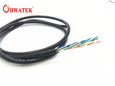 China Category 5E UTP LAN Cable with PE Insulation - Halogen Free FRPE Jacket, 30V Rated Voltage, -20℃ to 80℃ Temperature Range for sale
