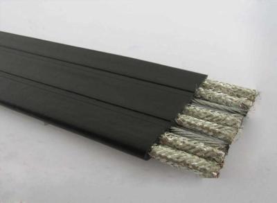 China PVC Jacket Tinned Copper Stranded Unshielded Flat Cable 300V 105℃ UL2651 10F × 28AWG for sale