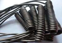 China Retractable Spiral Power Cable 2-Core 16AWG PUR Sheath 300V UL20549 Certified High Flexibility for sale