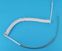 China PUR Sheath Curly Spiral Power Cable Shielded Multi Core 30V 80°C UL CUL Certified for sale