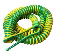China PP Insulated 5 Core Spiral Cable 0.2mm2 300V Tinned Copper Stranded UL758 for sale