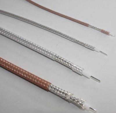 China Copper Mini Coaxial Power Cable with PFA/FEP Insulation - 30V Rated, 200℃ Temperature, High-Frequency Transmission for sale