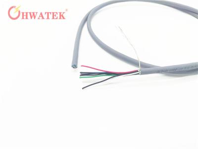 China PUR Jacket Stranded Solid Electrical Wire Multiple Core 2-8 Conductor UL21317 30V 80C for sale