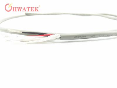 China 3 Core Braided XLPE Insulated Flexible Cable 28 AWG Bare Copper 300V for sale