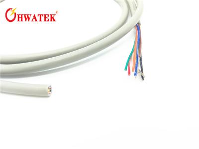 China UL2586 Flexible PVC Sheath Multicore Screened Cable 40AWG 600V VW-1 Heat Resistant Industrial Grade for sale