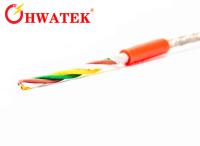 China Low Capacitive Screened Servo Motor Cable 1000V with PVC Orange Sheath for Industrial Automation for sale