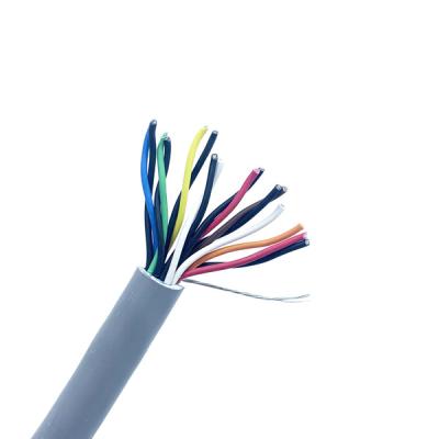 China UL2661 4C 26AWG Tinned Copper Stranded SR PVC Insulated PVC Jacket Flexible Cable 300V for sale