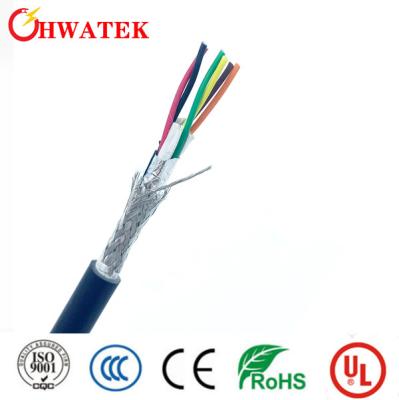 China Tinned Copper Stranded 30V 80C Cable 6C 28 AWG PVC Yellow 0.62mm for sale