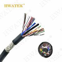 China UL20276 Tinned Copper Stranded 6C 28AWG 1P 28AWG Braided 80C 30V PP Insulation PVC Jacket Cable for sale