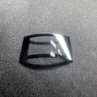 China Black Silkprinting Curved Sapphire Crystal Watch Glass For Wristwatch for sale