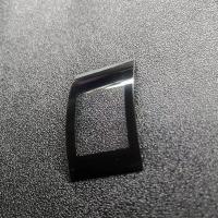 China Black Silkprinting Curved Sapphire Crystal Watch Glass For Wristwatch for sale